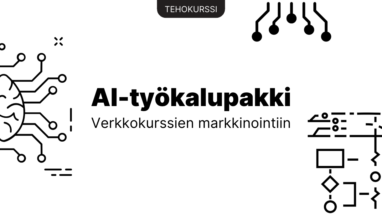 AI-työkalupakki verkkokurssien markkinointiin -tehokurssi | Campwire Academy